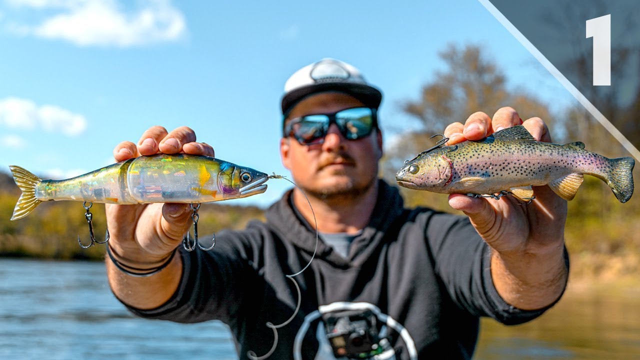 We hunted giant swimbaits while chasing a world record fish