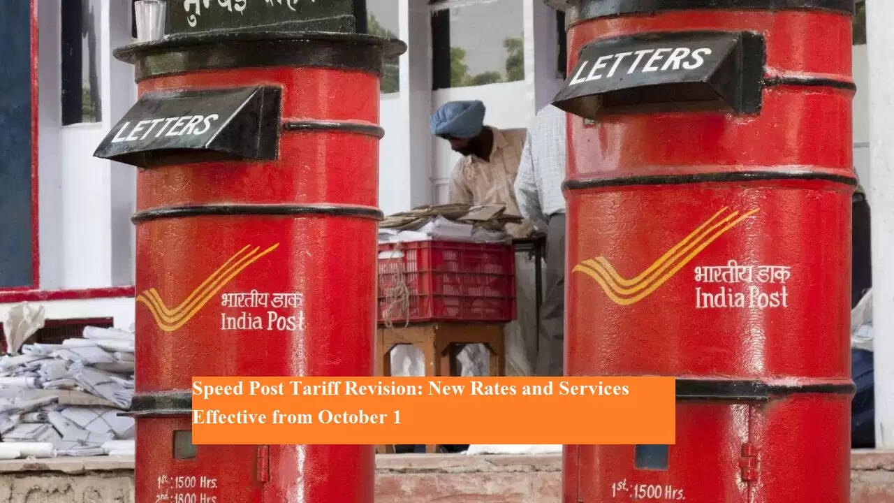 Speed Post Tariff Revision: New Rates and Services Effective from October 1