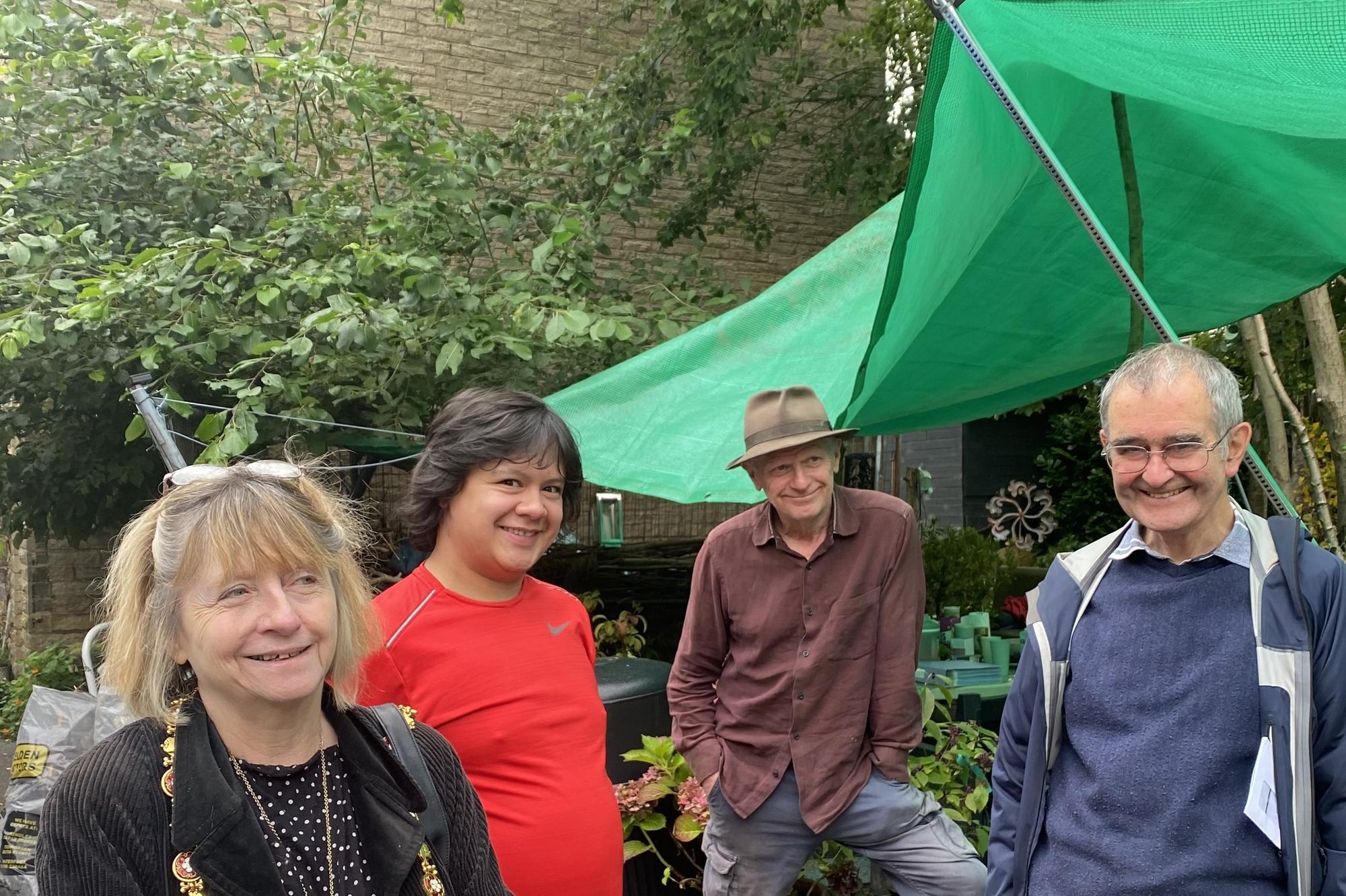 Mayor visit for Calderdale residents wanting to transform overgrown ...
