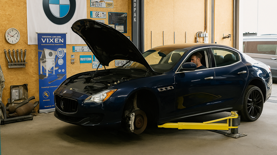 Maserati Quattroporte GTS Engine Repair at 187k Miles