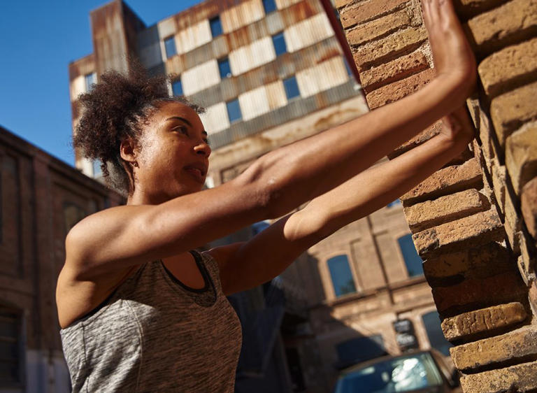 5-Minute Wall Pushup Routine to Strengthen Your Chest After 60