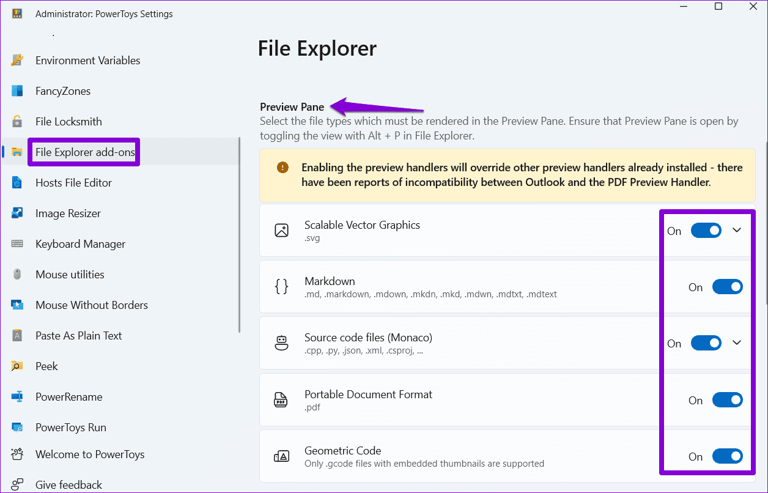 Cómo resolver problemas con los PreviewHandlers en Windows
