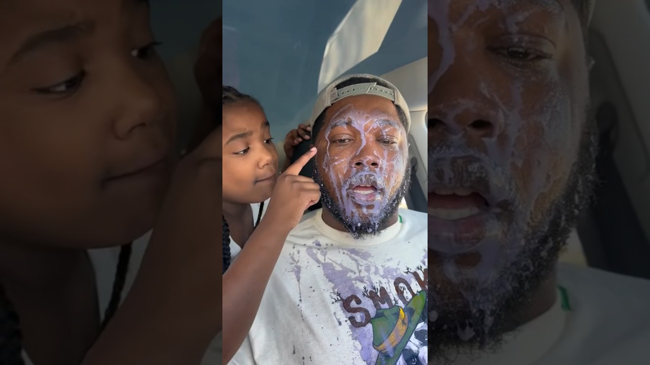 When the milkshake is too good