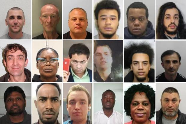 Crimestoppers most wanted in London including 'man who threatened to ...