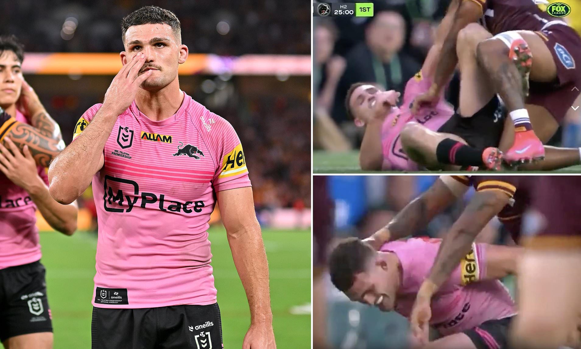 Nathan Cleary could be in hot water over shock act during Broncos ...