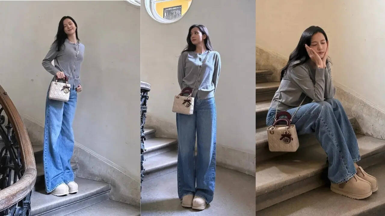 BLACKPINK's Jisoo channels quiet-grunge elegance in fall denim and ...