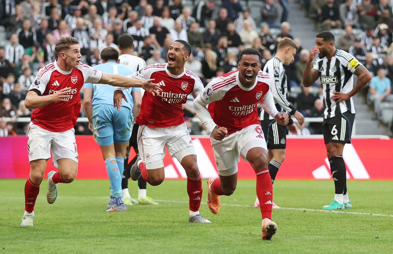 Gabriel Magalhães marca no último lance e Arsenal usa a bola parada ...