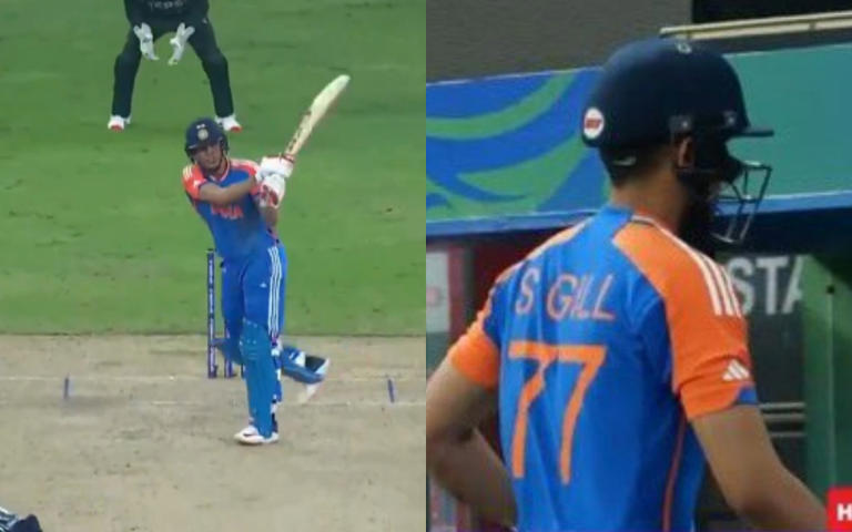 Watch: Shubman Gill bites the dust in final, Faheem Ashraf roars in delight