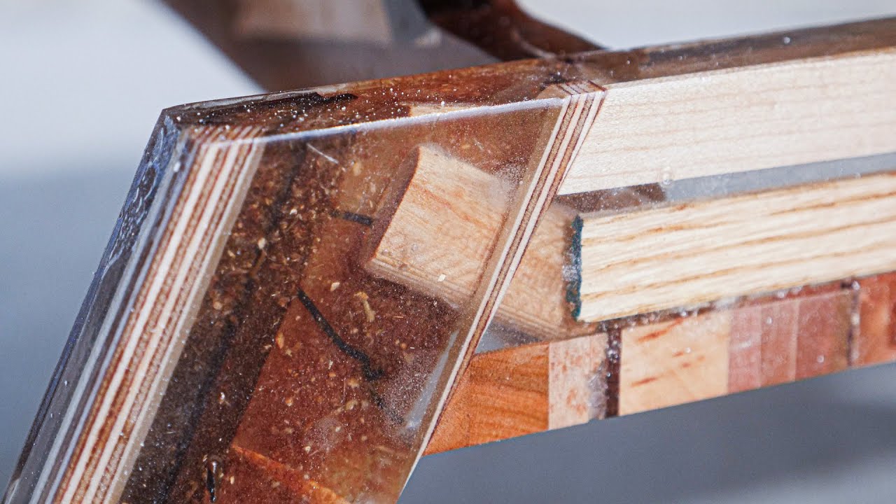 From garbage to gorgeous: epoxy coffee table DIY