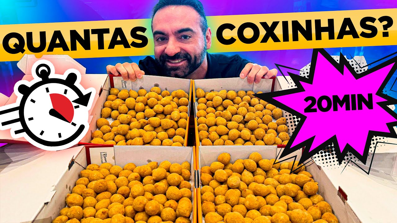 I attempted the ultimate coxinha challenge!