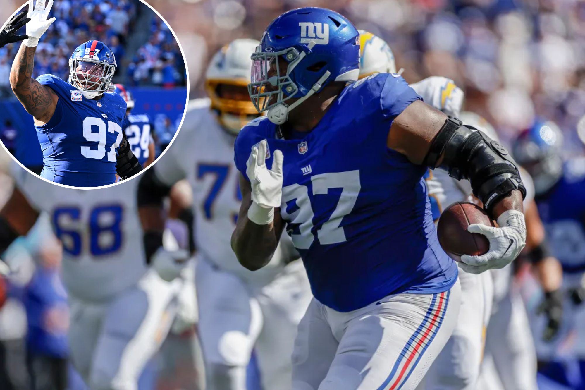 Giants’ Dexter Lawrence finds redemption with first-career interception