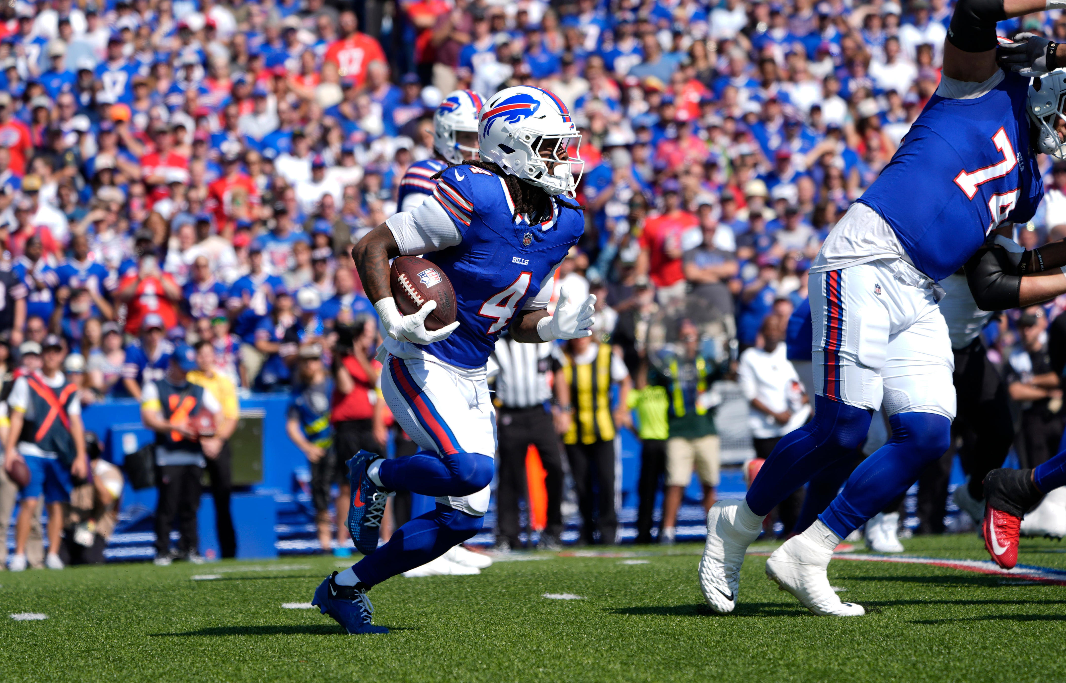 Bills RB James Cook keeps rolling in Week 4 victory over Saints