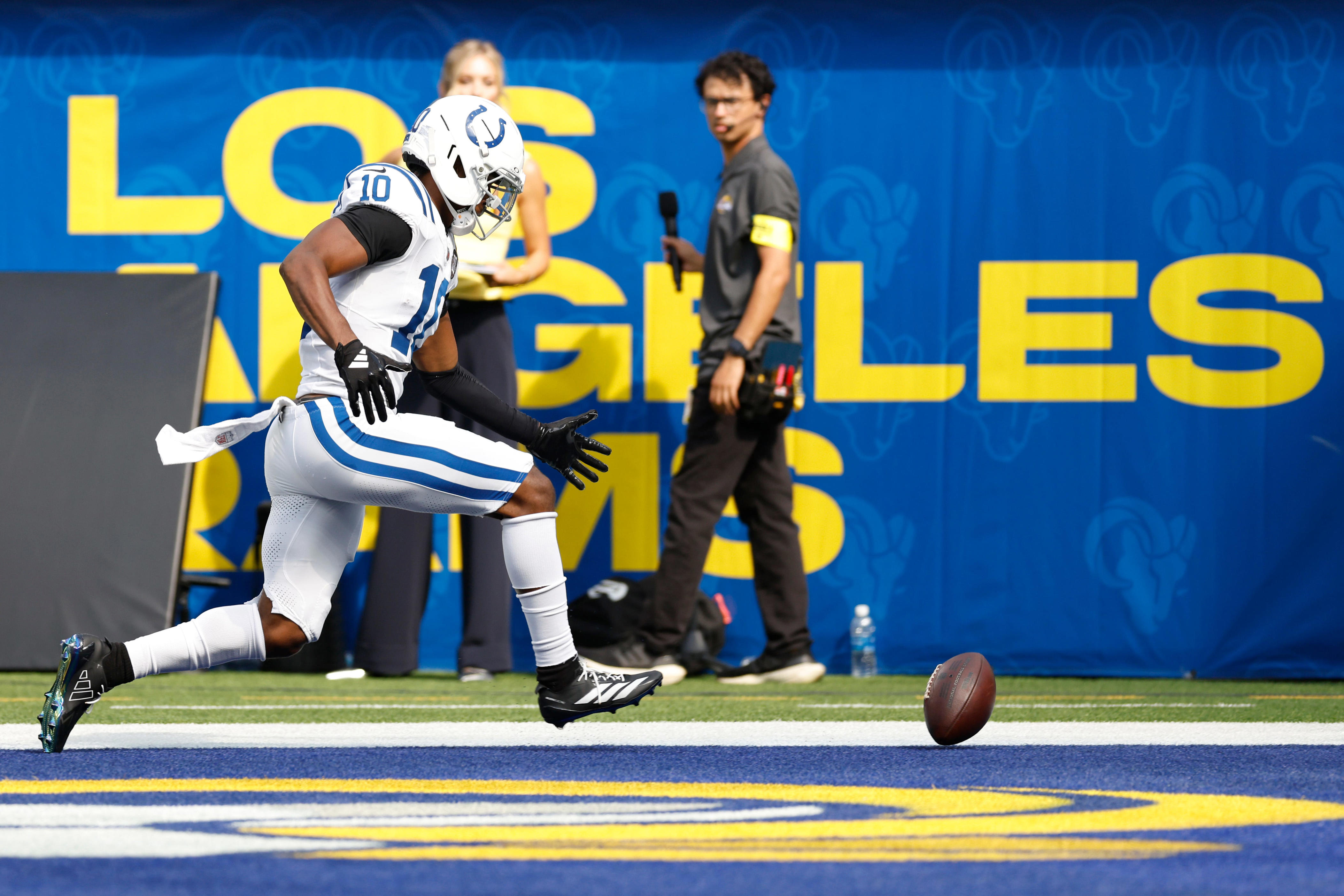 Colts coach Shane Steichen on Adonai Mitchell after fumble vs Rams: 'He ...