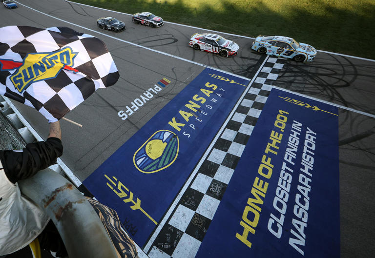 NASCAR Cup Series race at Kansas: Live updates, highlights, leaderboard ...