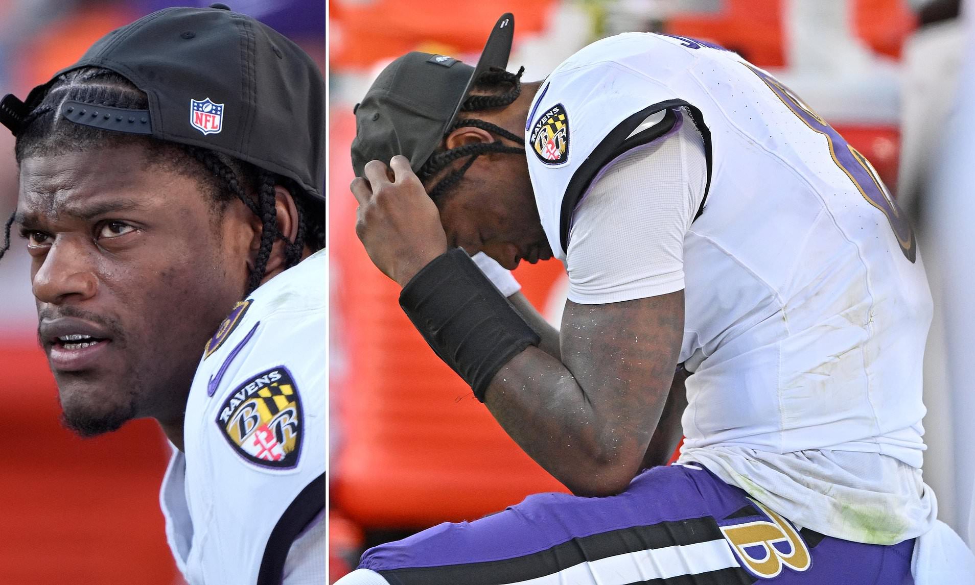 Ravens dealt major blow as Lamar Jackson leaves Chiefs game early with ...