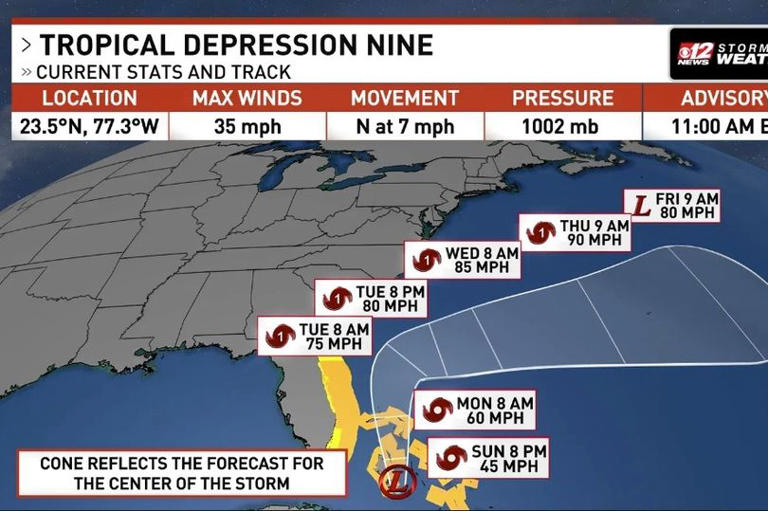 North Carolina governor gives major update on tropical storm as an ...
