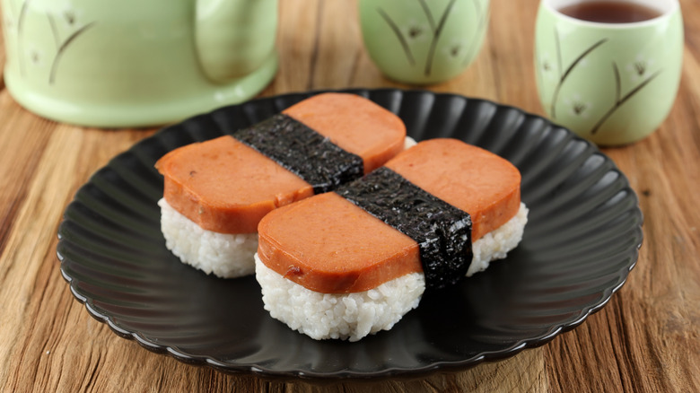 Here's How Long Spam Musubi Can Sit Out, And How To Store The Leftovers