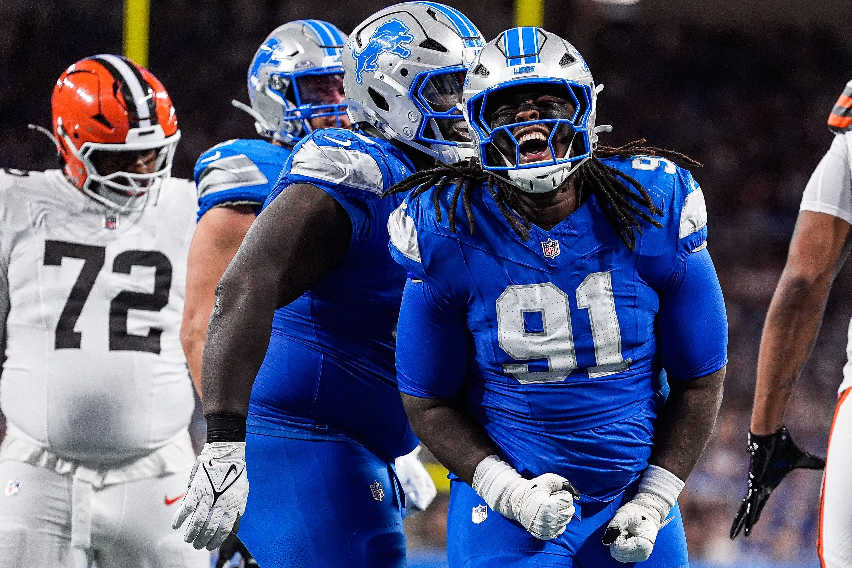 Rookie Tyleik Williams odd man out in Detroit Lions DL rotation with ...