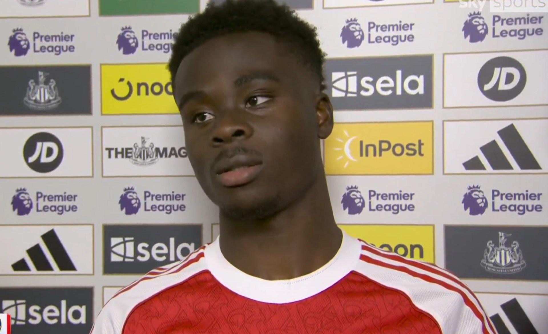 Saka says VAR decisions 'always go against' Arsenal
