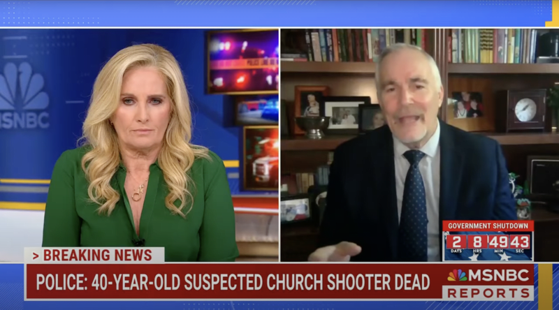 'Is this what it's coming to?': MSNBC anchor stunned by deadly attack ...