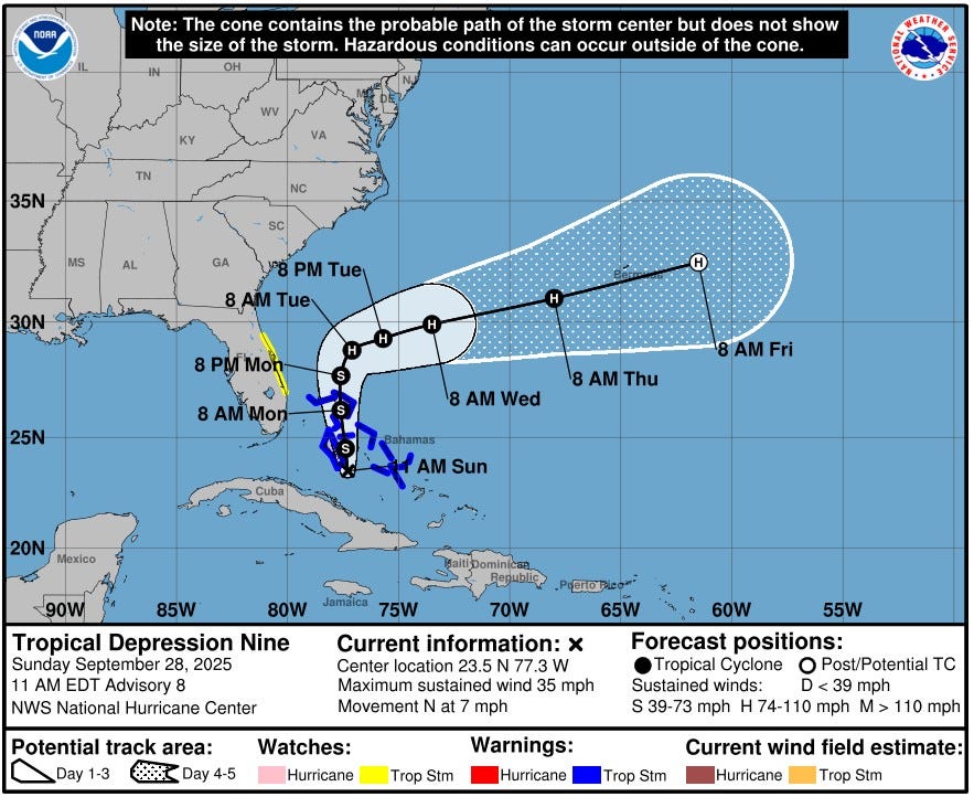 Tropical Storm Imelda forms in Atlantic. Here's the forecast, spaghetti models