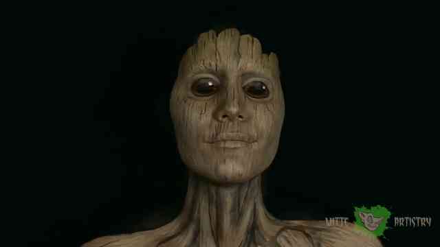Groot Makeup Speed Painting: Inspired by Avengers: Infinity War