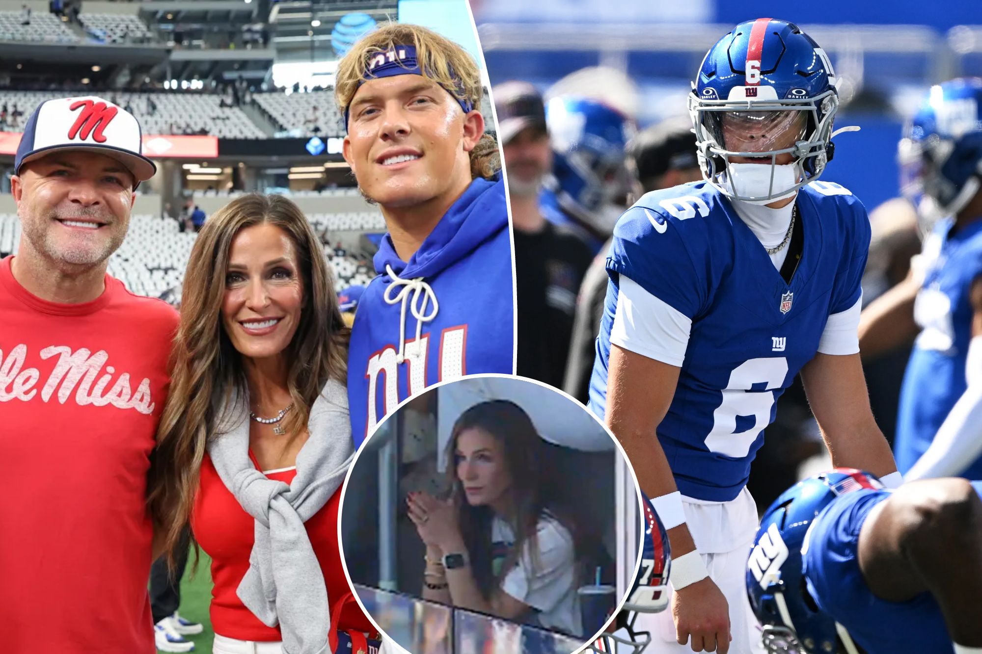 Jaxson Dart’s family has front-row seat to rookie QB’s stellar Giants start