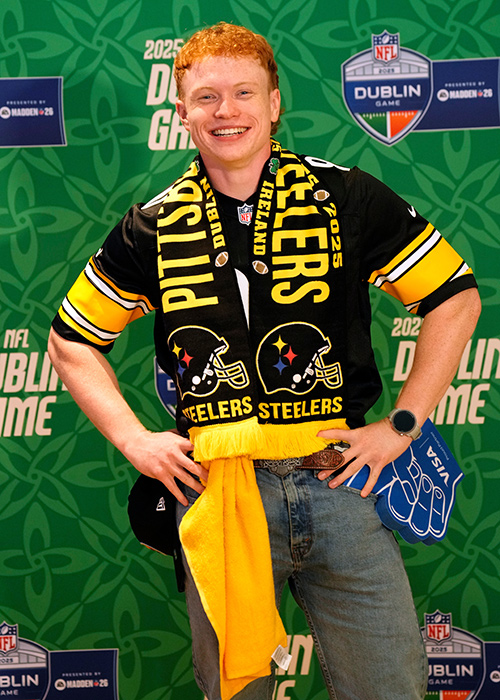 All the celebs at the NFL Dublin game as Pittsburgh Steelers take on ...