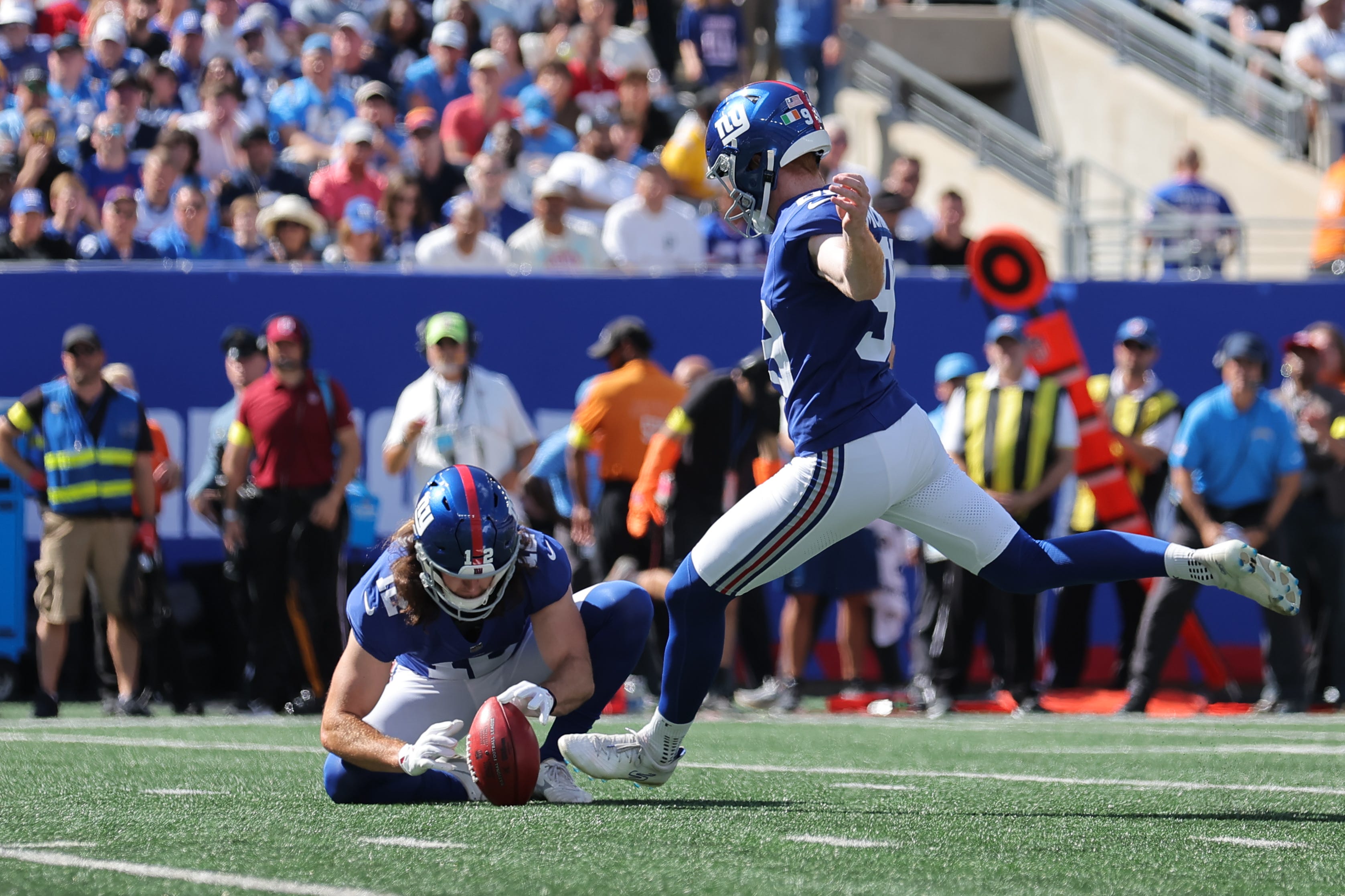 New York Giants re-sign kicker Jude McAtamney to the practice squad
