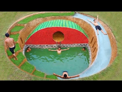 Building an underground water maze