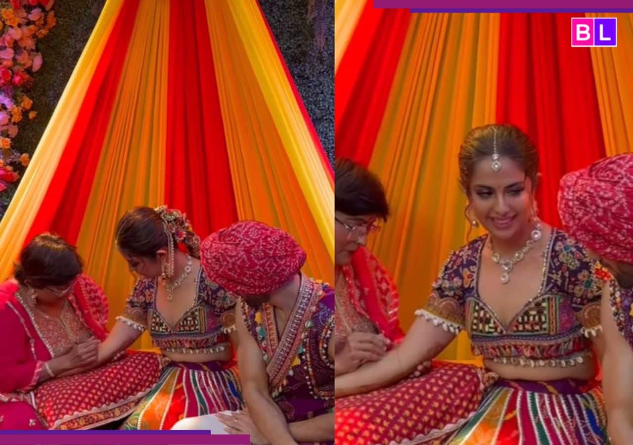 Avika Gor ने मेहंदी सेरेमनी में हर किसी को किया हैरान! मिलिंद चंदवानी ...