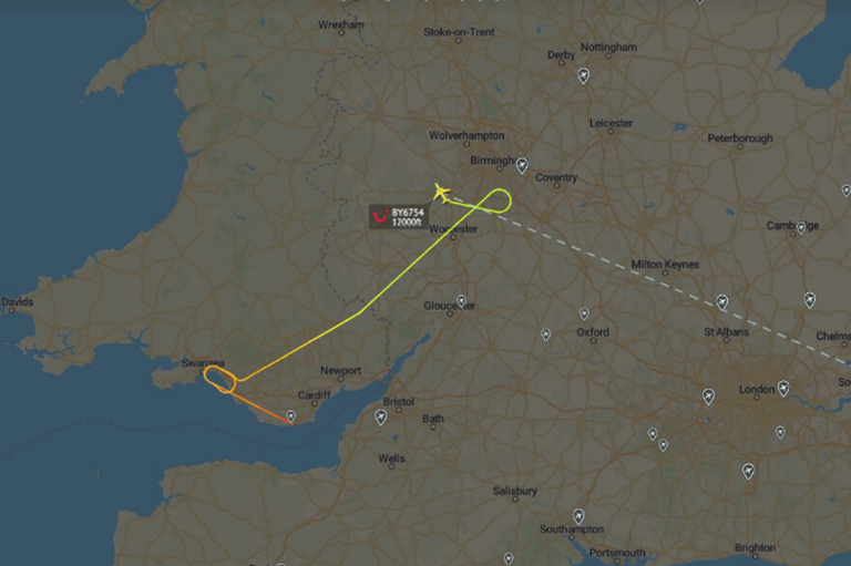 TUI flight to Cyprus declares 'bird strike' emergency after take-off ...