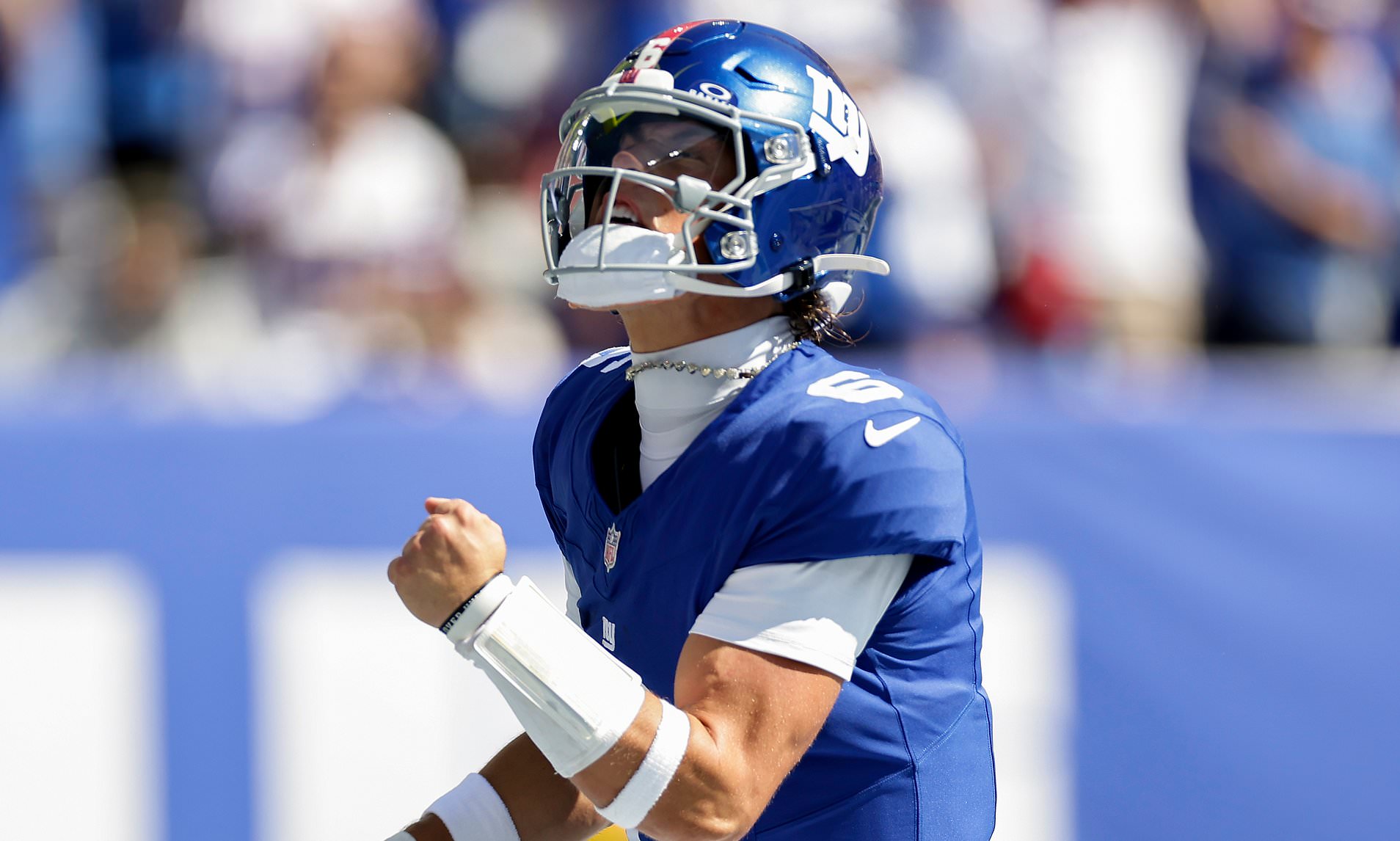 Jaxson Dart has dream start to life in the NFL with immediate first ...