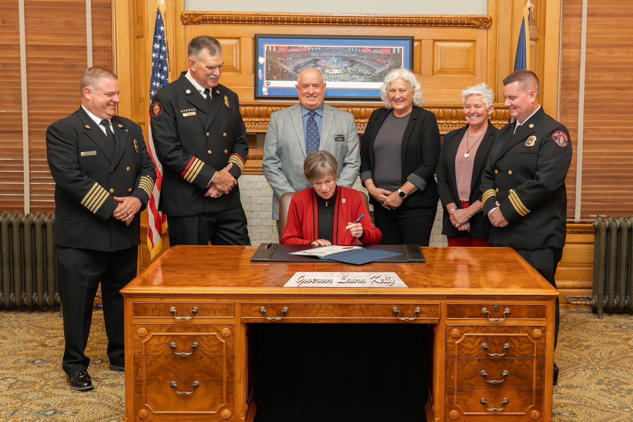 Gov. Kelly signs proclamation for Fire Prevention Week