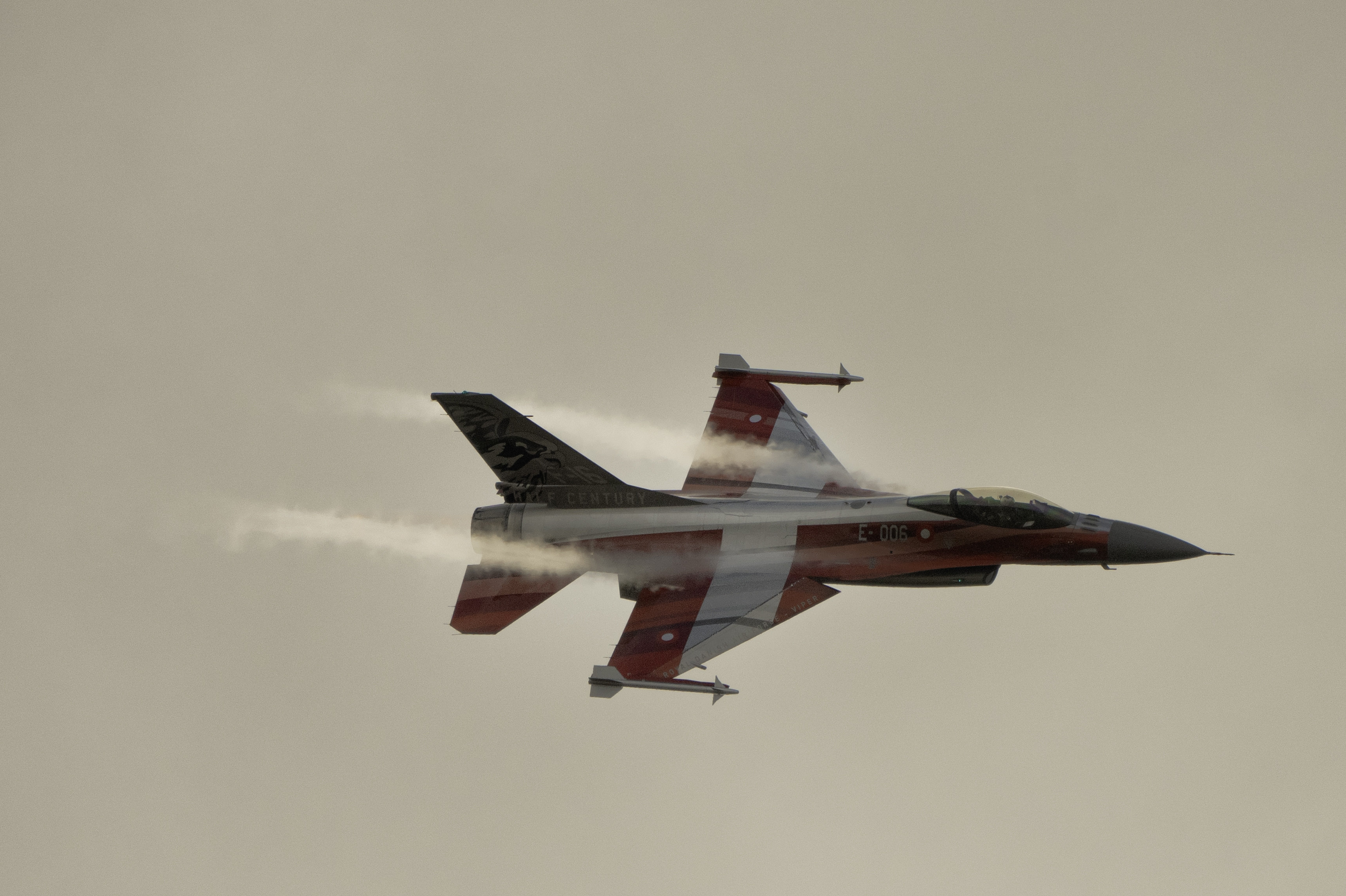 F35-jagerfly i luften over Bornholm som led i afvisningsberedskab