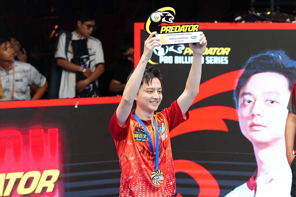 Ko Ping Chung nhận 1,8 tỉ đồng tiền thưởng sau chức vô địch 10 bi thế giới