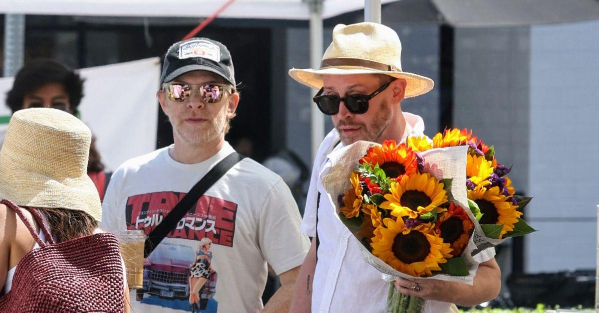 Macaulay Culkin and Seth Green Reunite at Farmer's Market in Rare Outing