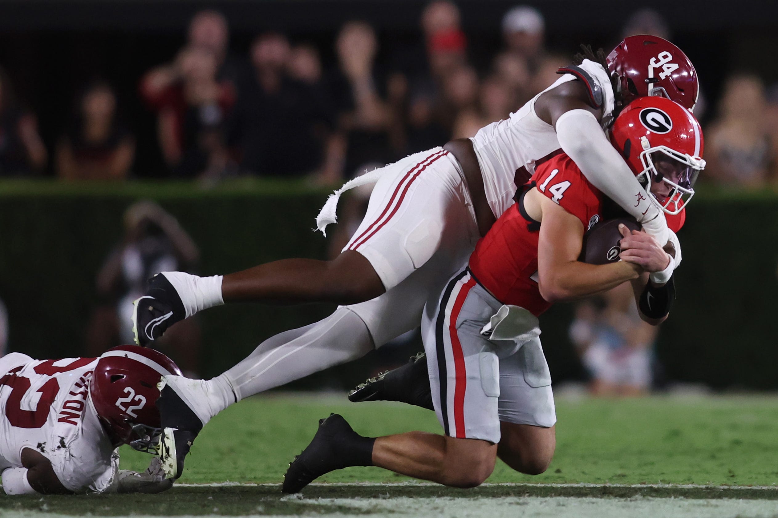 How far Georgia football dropped in CFP projections after the Alabama loss
