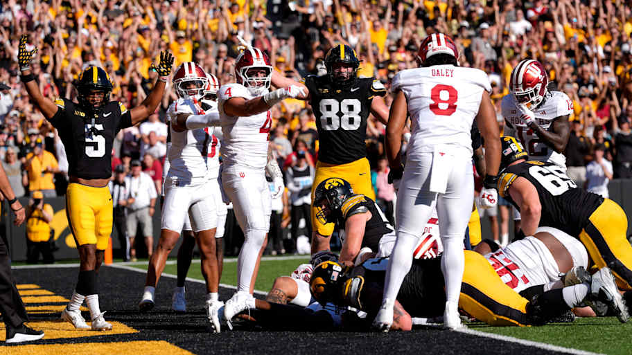 Iowa's Top Rated PFF Players vs. Indiana