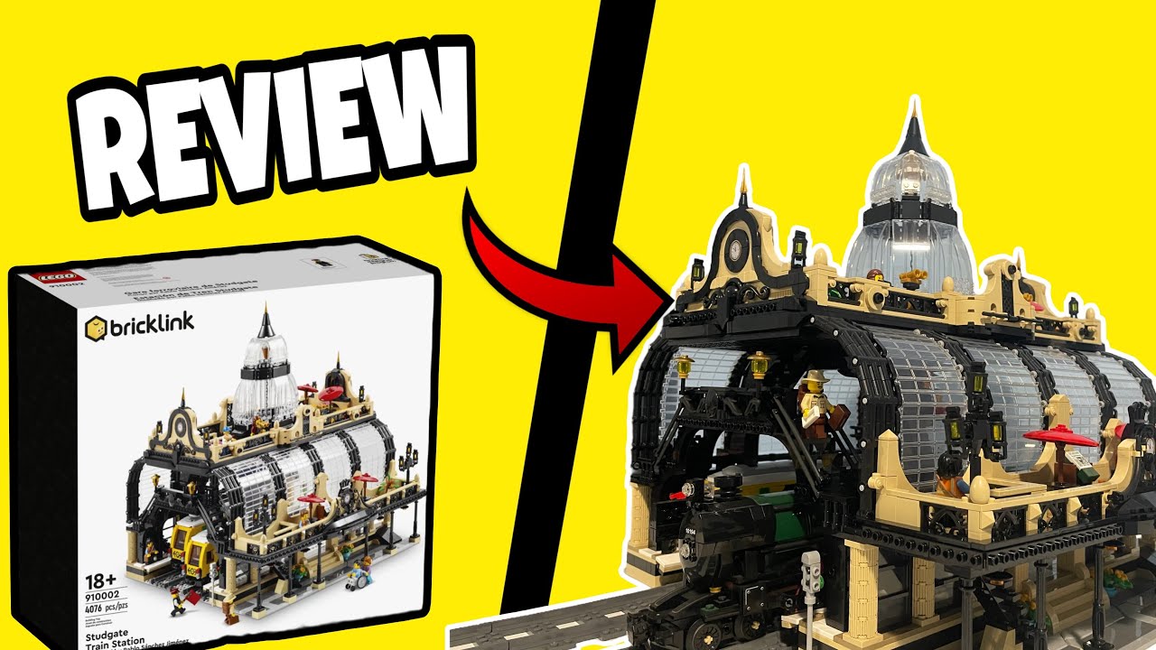Bricklink Designer Set 910002 | LEGO Studgate Train Station Full Review