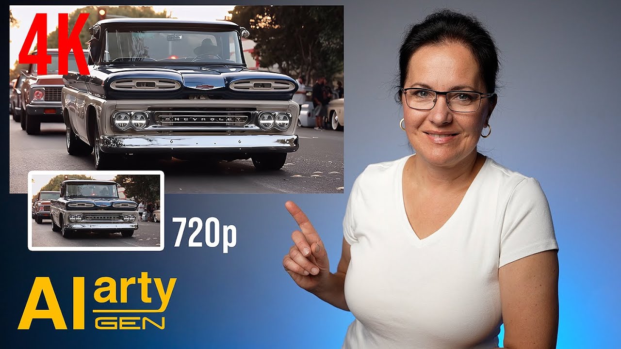 Upscale 720p to 4K Instantly with AI ¦ Pro Level Quality Made Easy