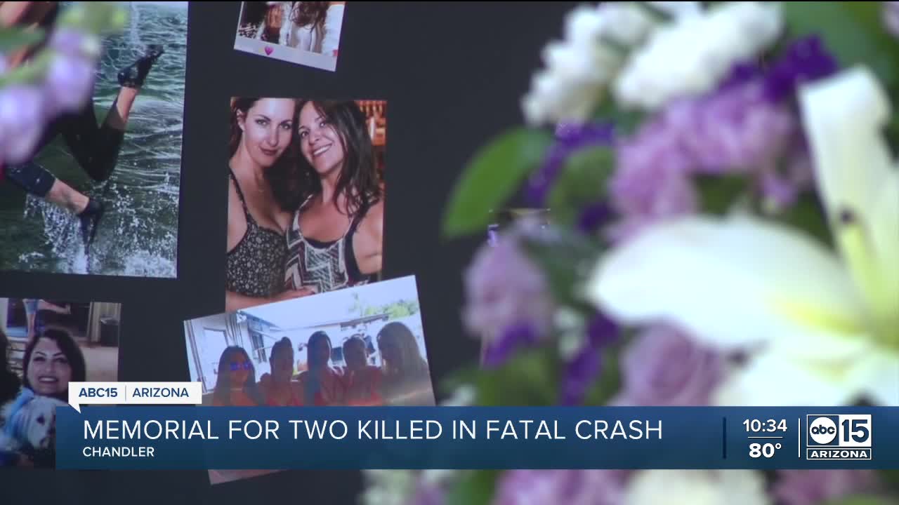 Memorial held for two women killed by DUI driver in Gilbert