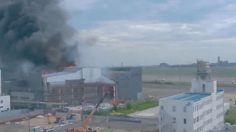 Japan: Fire Breaks Out at Tokyo Haneda Airport Old Hangar, Flights ...