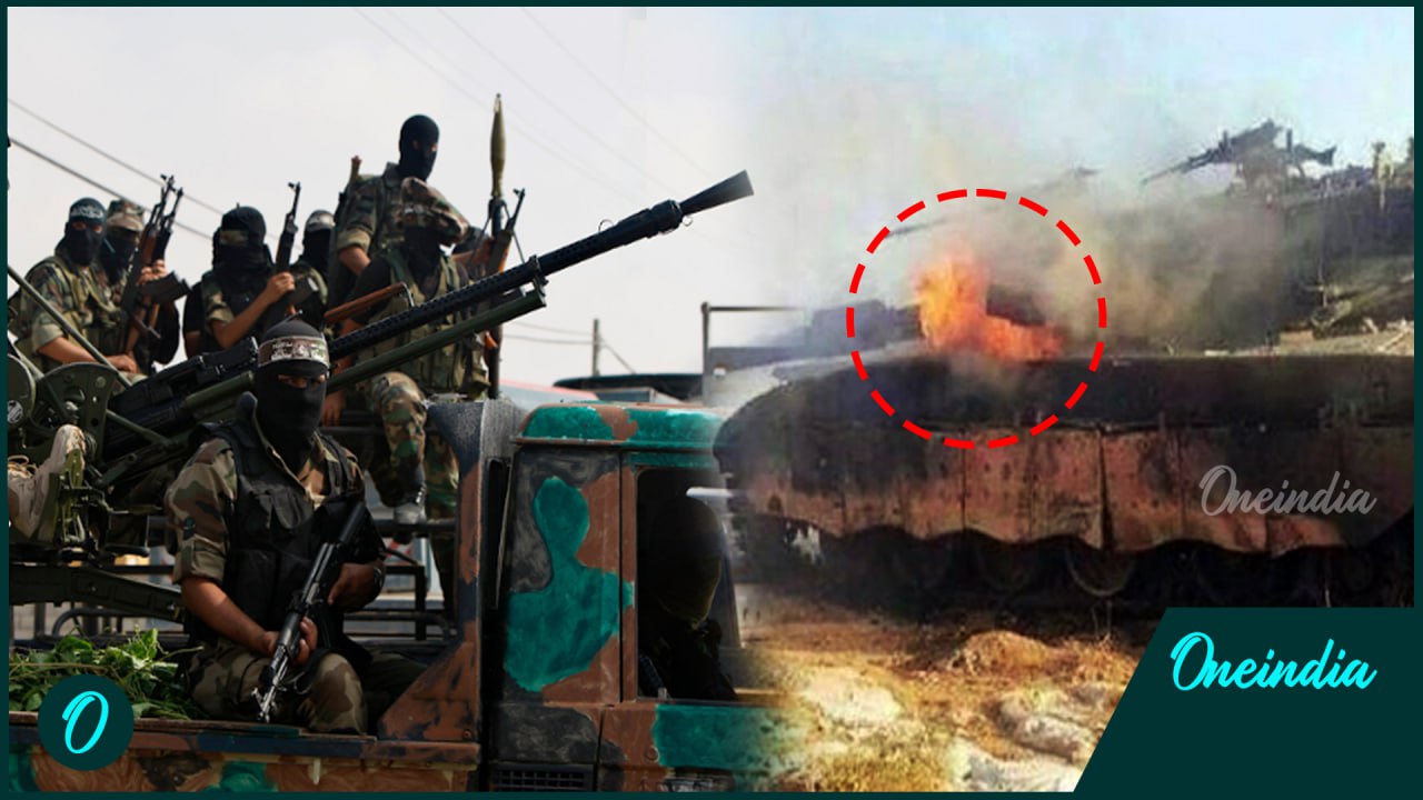 Al-Qassam Brigade targets & destroys IDF’s Merkava Tank with Al-Yassin ...