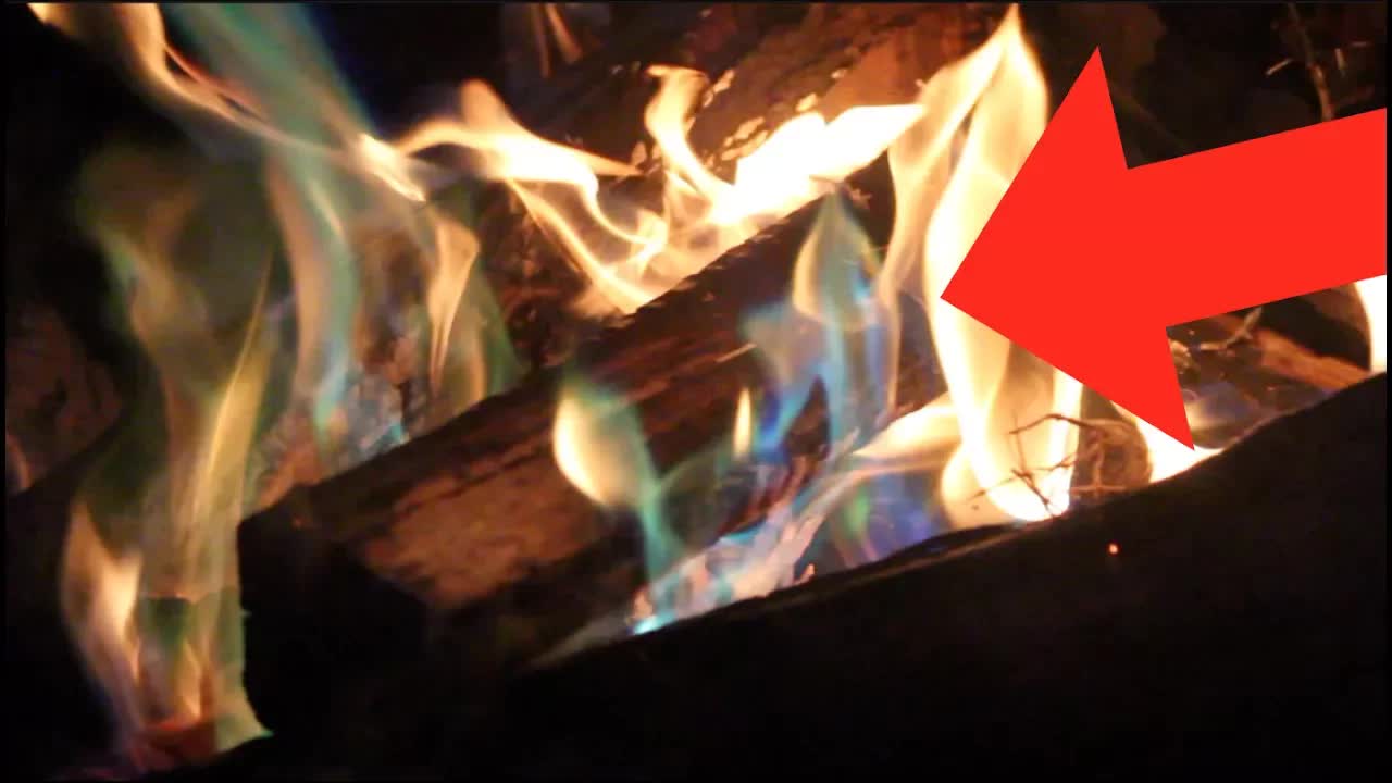 Funky flames fire color test