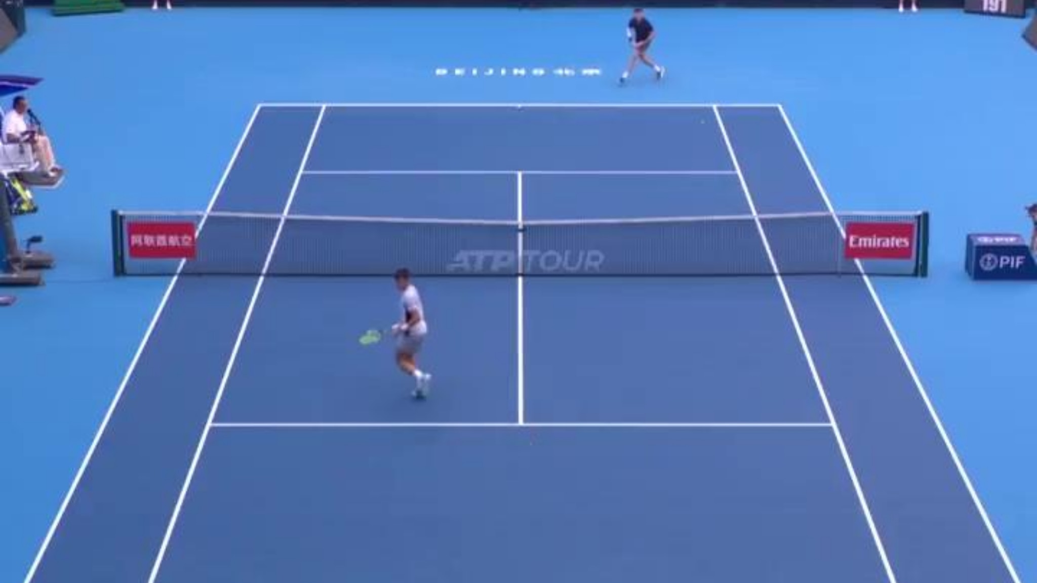 Sinner un leone: Marozsan guarda la palla fuggire via imprendibile