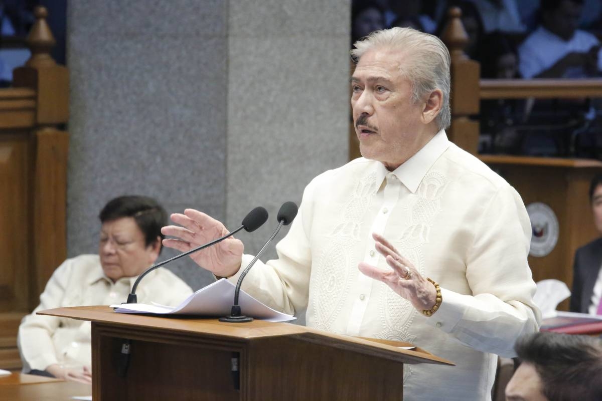 Insertions part of budget process — Sotto