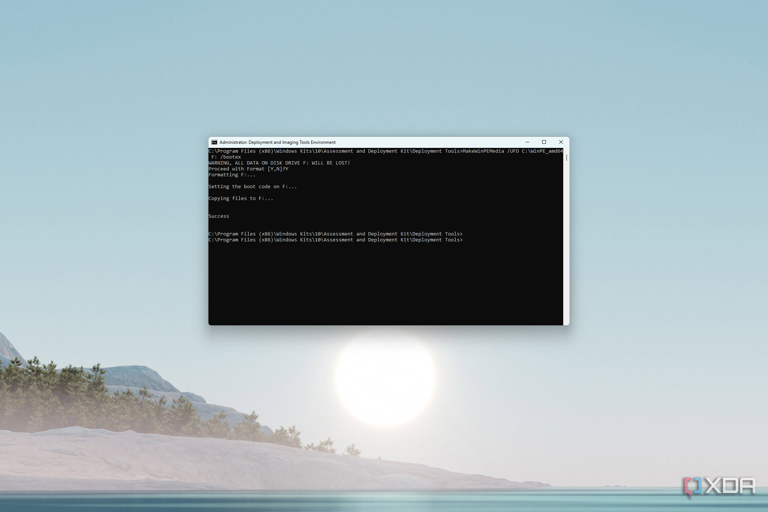 I used DISM to create a Windows installer with all my apps, and here's ...