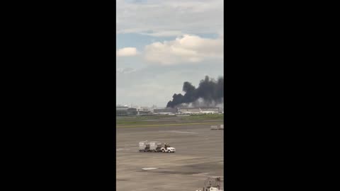 Japan: Fire Breaks Out at Tokyo Haneda Airport Old Hangar, Flights ...