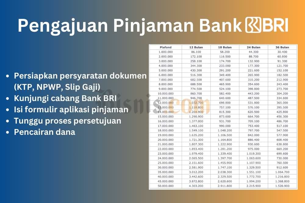 Persyaratan dan Besaran Pinjaman KUR BRI 2025 Terbaru